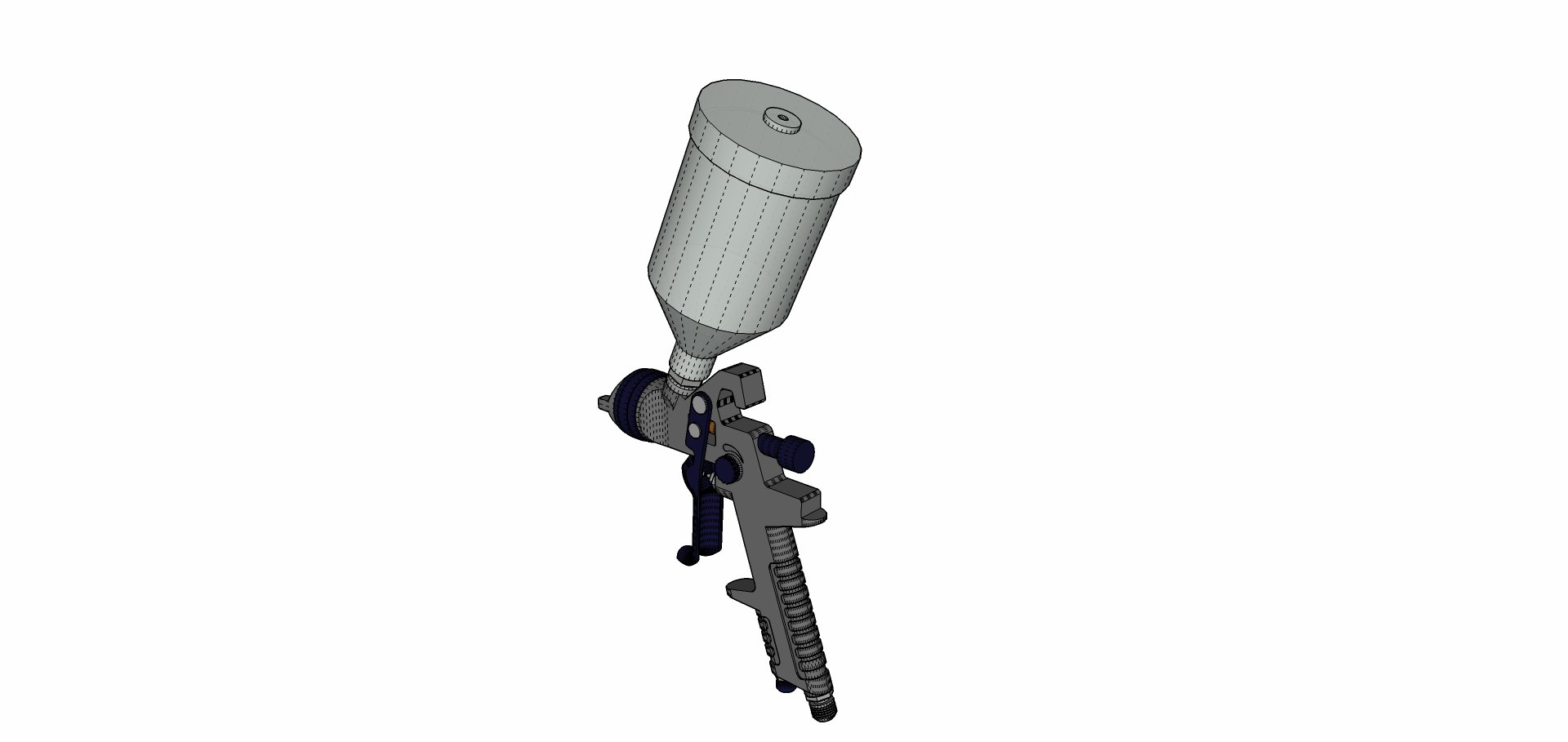 Hvlp Spray Gun 3D - TurboSquid 1291879