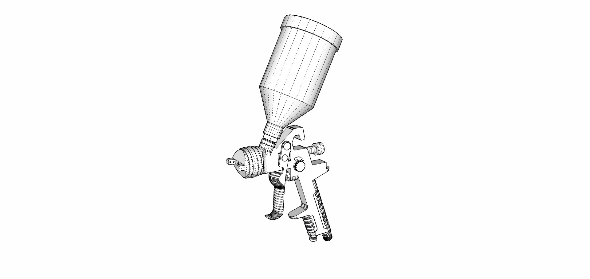 Hvlp Spray Gun 3D - TurboSquid 1291879