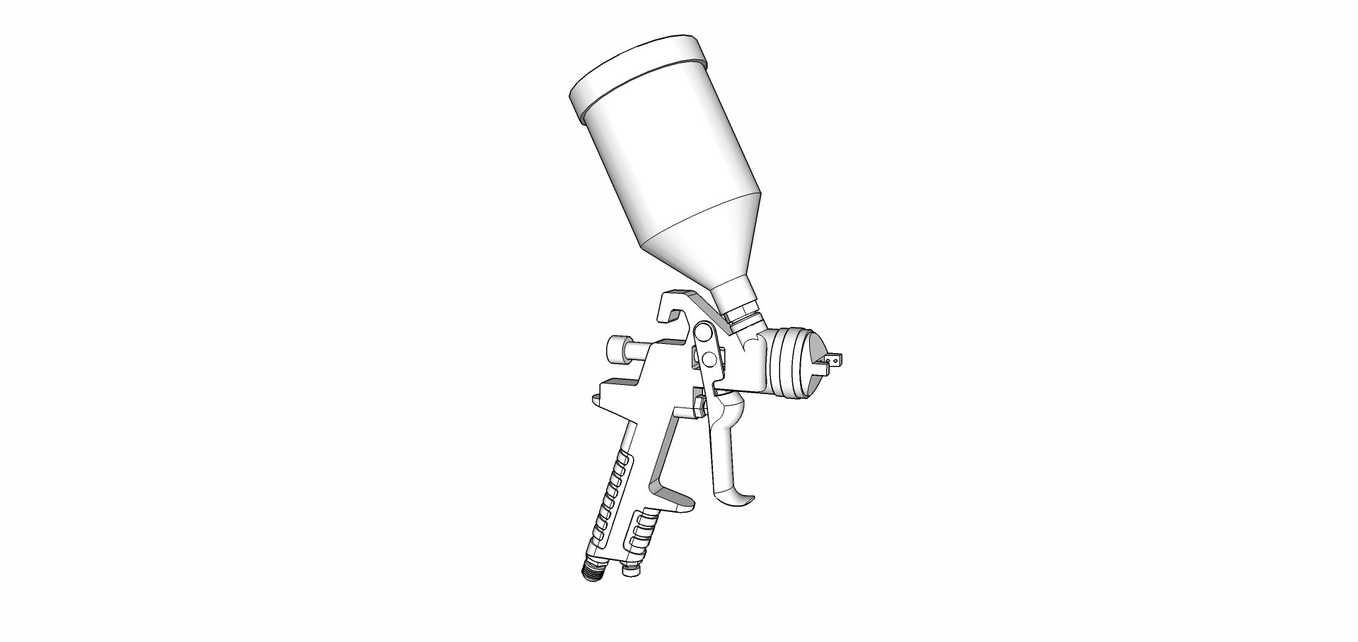 Hvlp Spray Gun 3D - TurboSquid 1291879