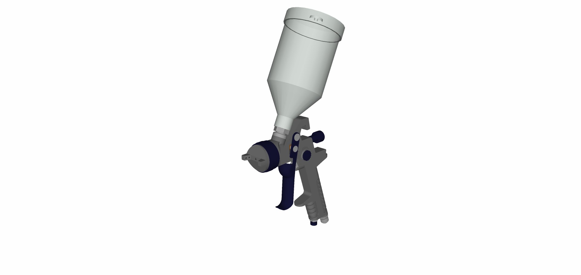 Hvlp Spray Gun 3D - TurboSquid 1291879