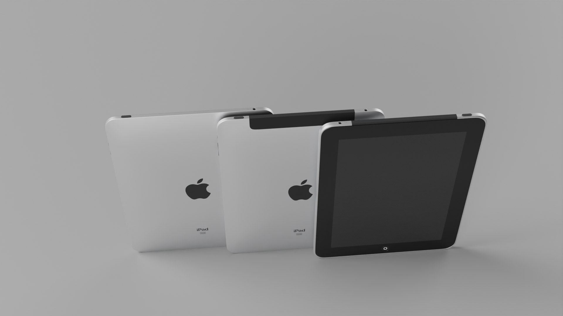 Apple IPad 1st Generation Wifi And 3G 3D Model - TurboSquid 2098980