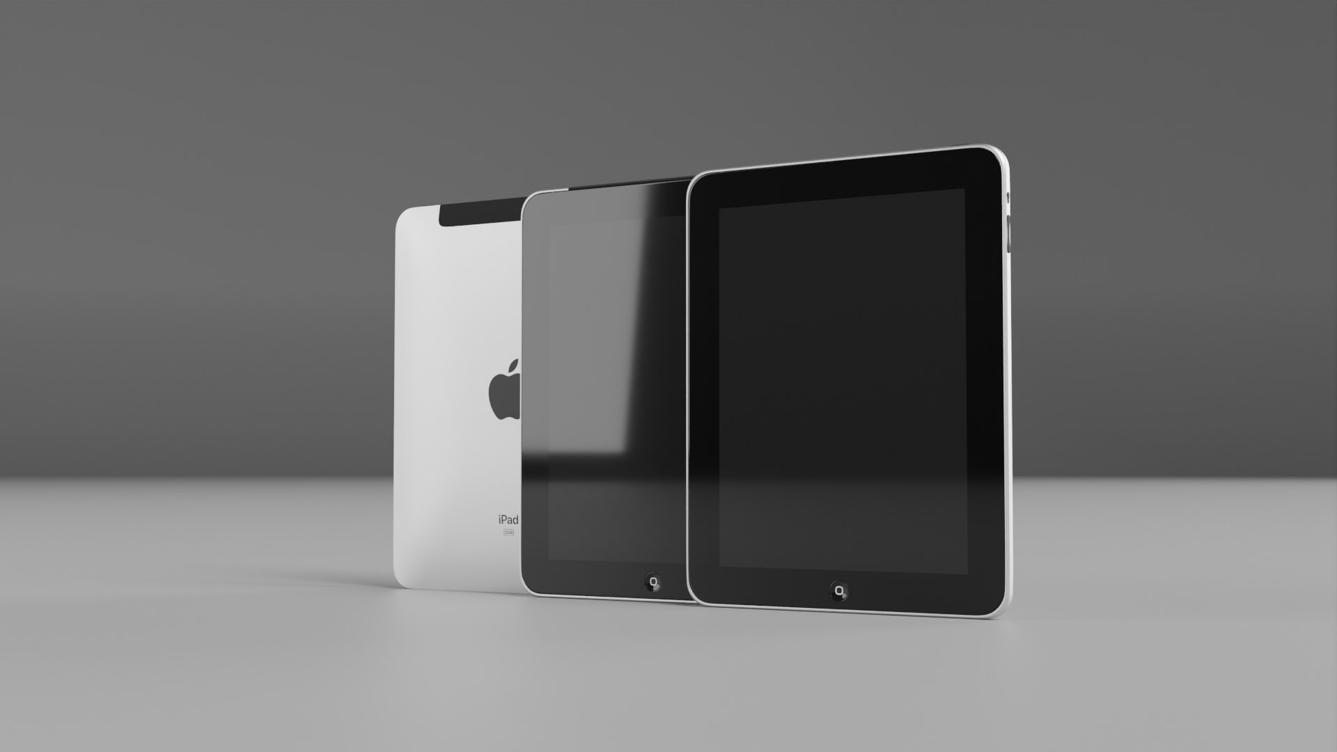 Apple IPad 1st Generation Wifi And 3G 3D Model - TurboSquid 2098980