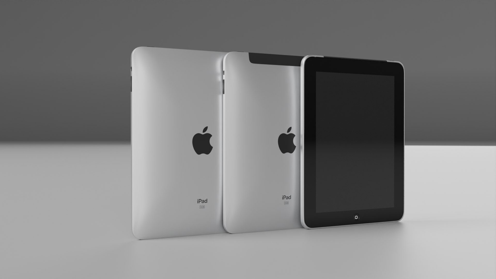 Apple IPad 1st Generation Wifi And 3G 3D Model - TurboSquid 2098980