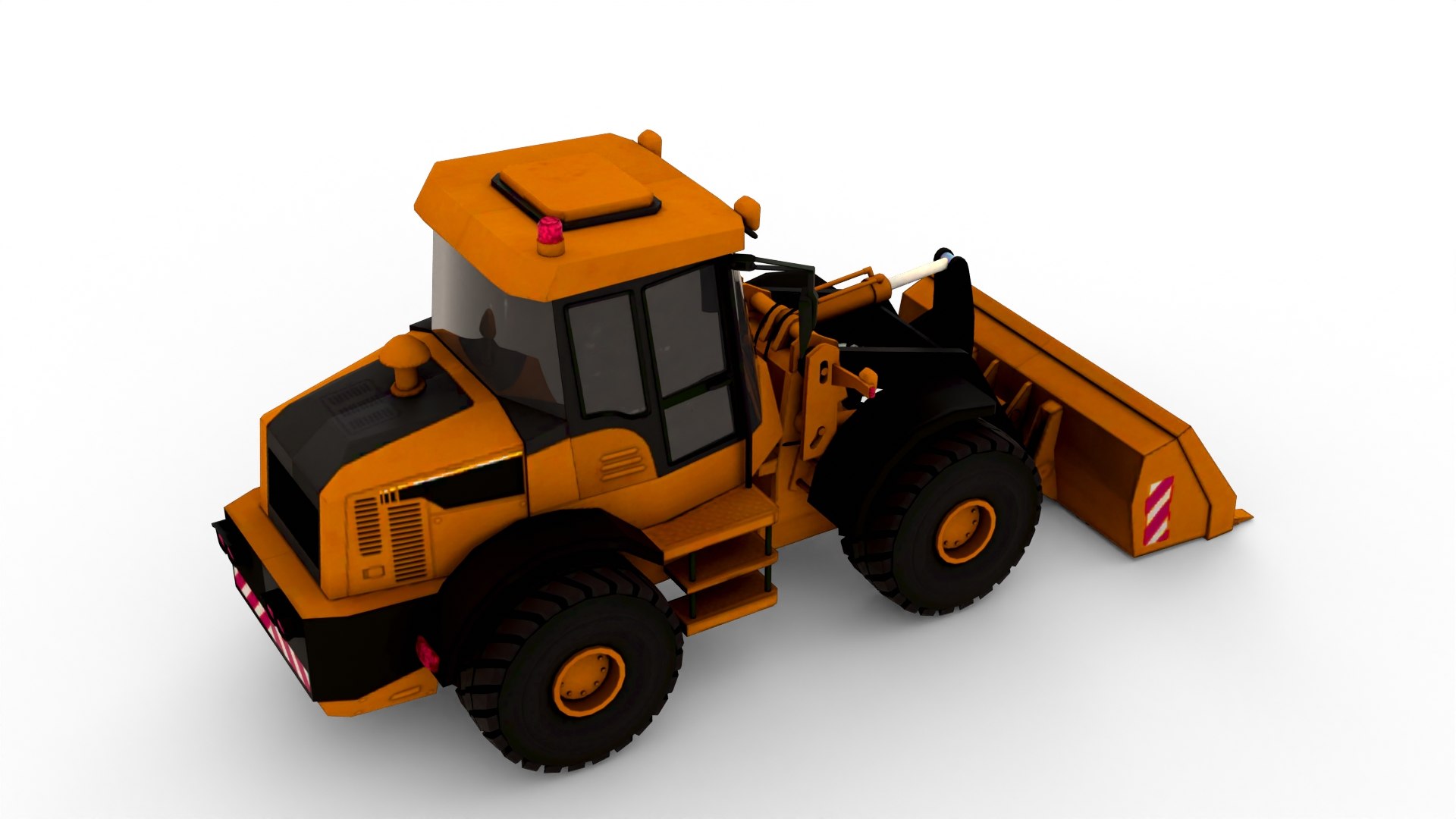 3D Wheel Loader Model - TurboSquid 2210402
