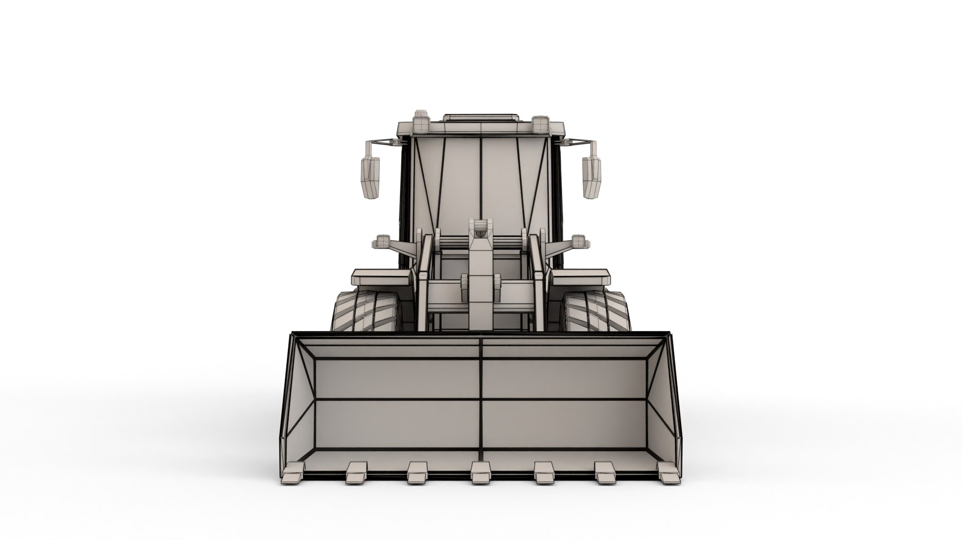 3D Wheel Loader Model - TurboSquid 2210402
