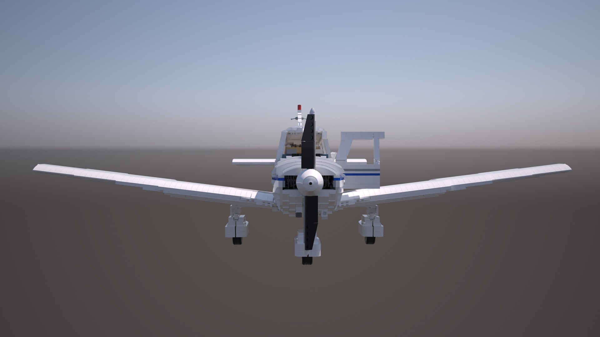 3D Model LEGO Plane Piper Archer II 3d Modell - TurboSquid 2420581