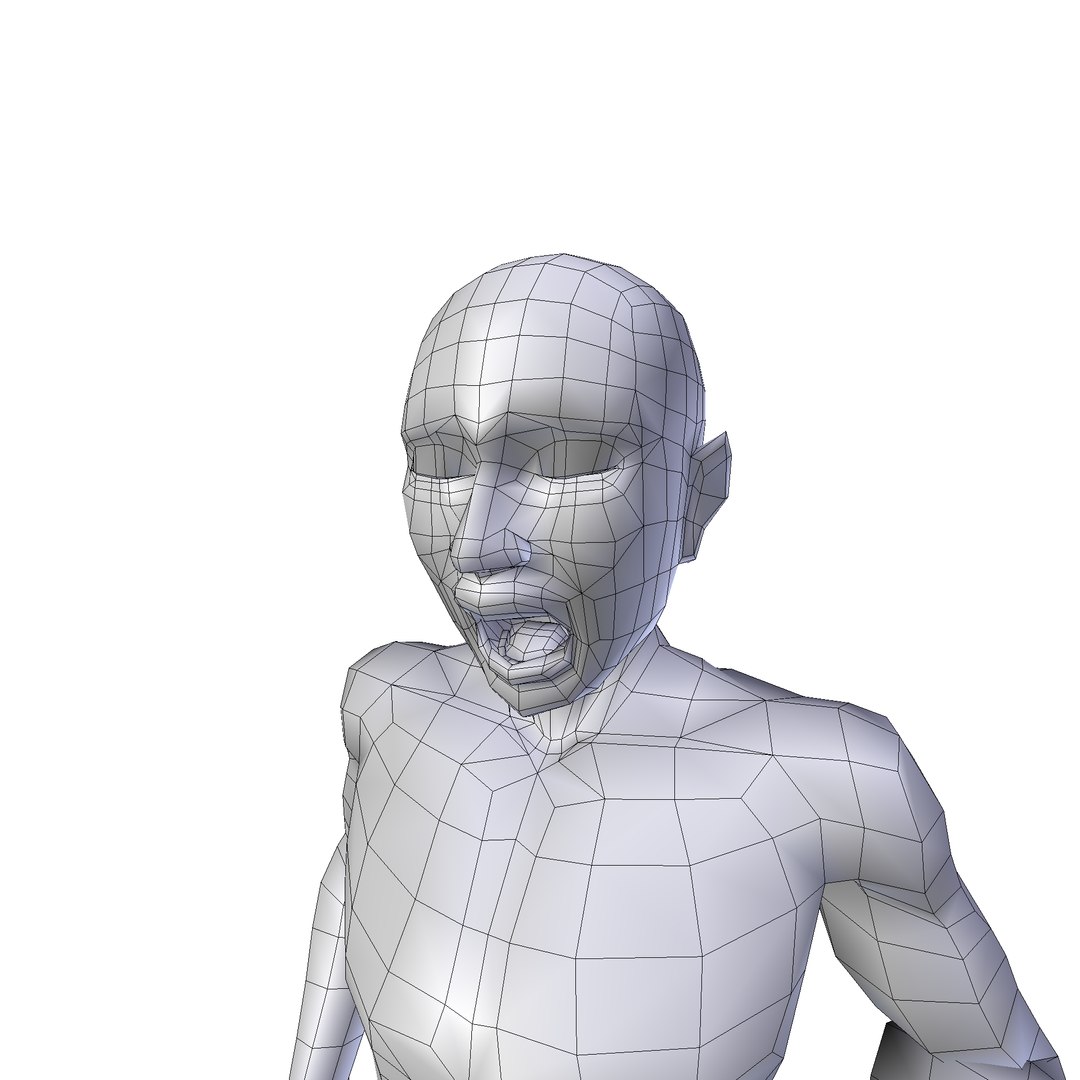 Man 1 48m Basemesh 3D - TurboSquid 2298531