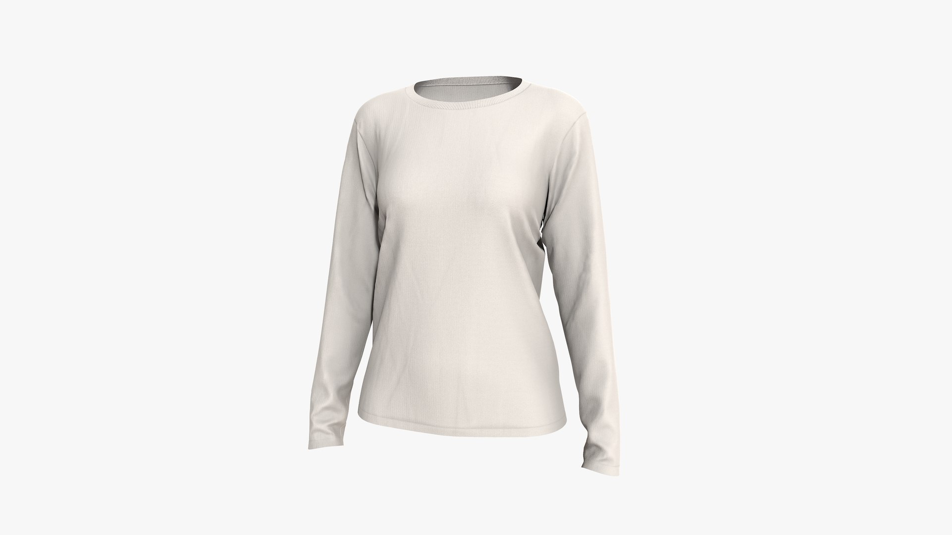 3D Woman Long Sleeve Model - TurboSquid 2311143