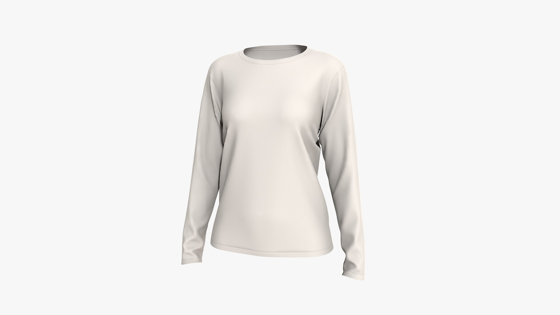 3D Woman Long Sleeve Model - TurboSquid 2311143