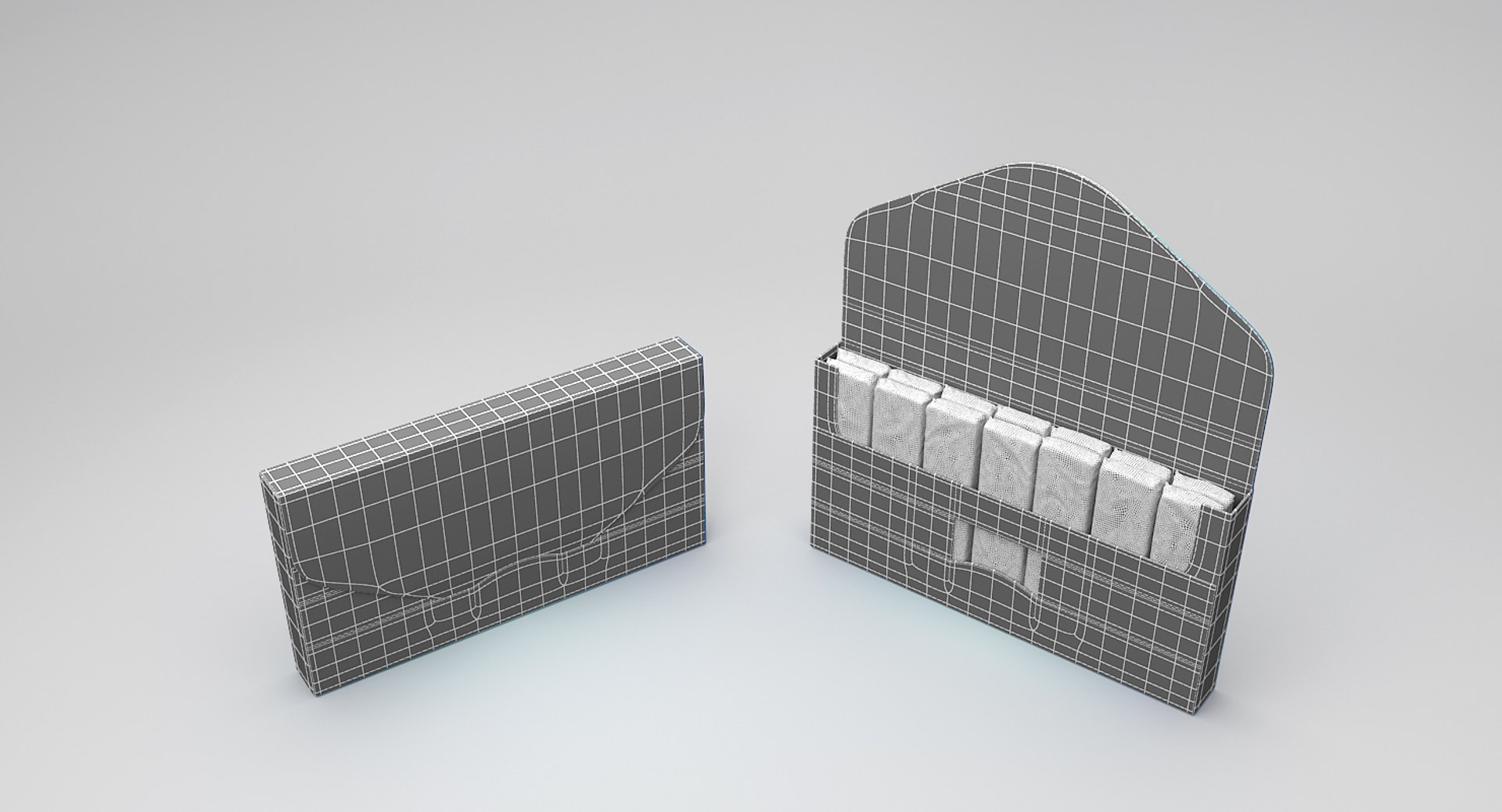 3d Chewing Gum Box Model