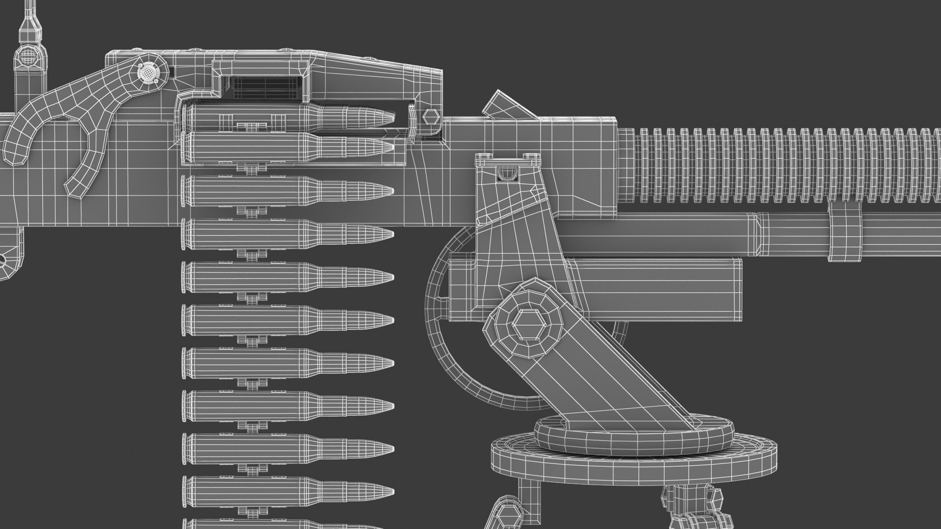 DShK Heavy Machine Gun 3D model - TurboSquid 1736572