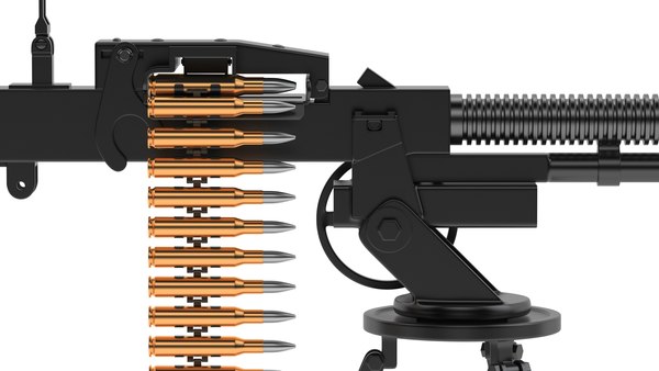 DShK Heavy Machine Gun 3D model - TurboSquid 1736572
