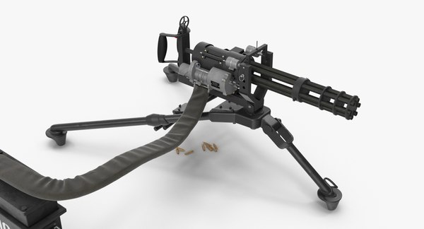 3D m134 minigun tripod mounted - TurboSquid 1256666