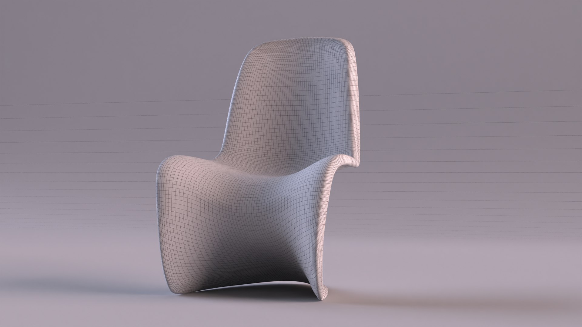 3D Modern Designer Plastic Resin Chair - TurboSquid 2238386