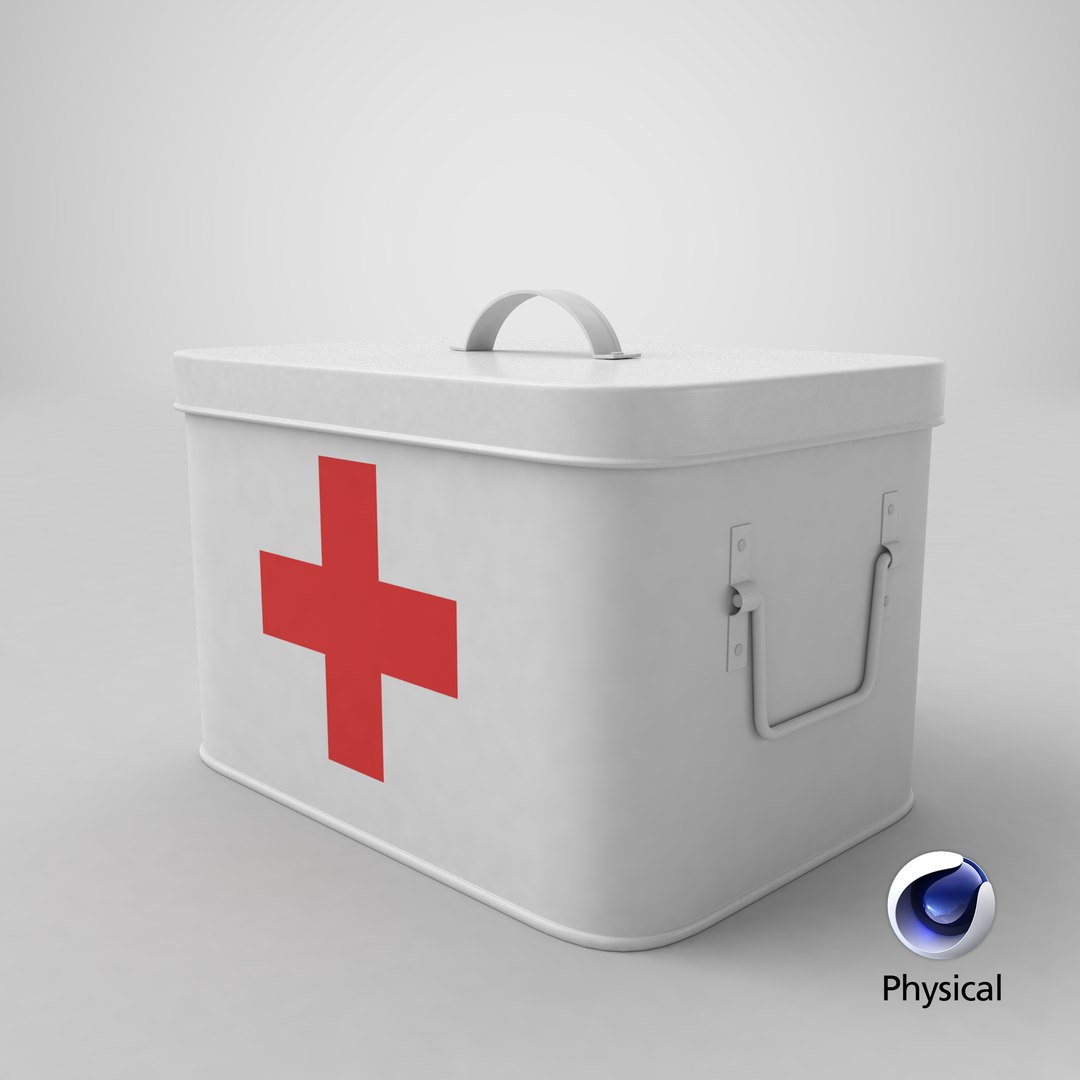 3D First Aid Kit 04 - TurboSquid 1863657