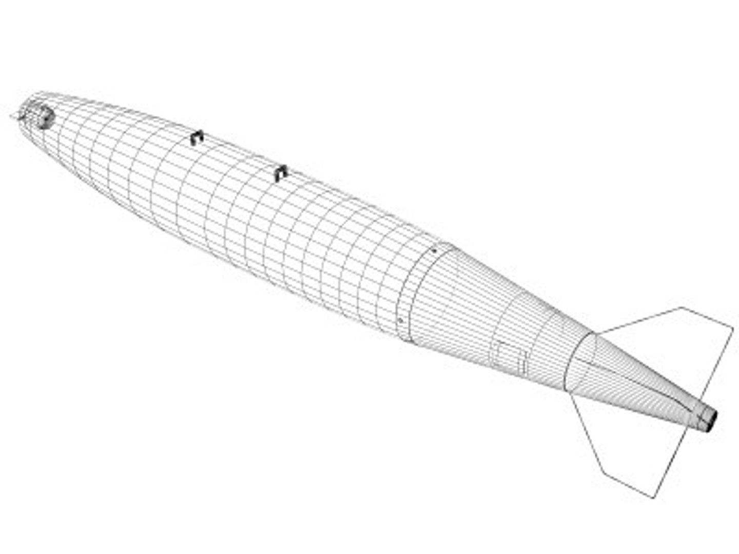 3d Model Mk 82 Ldgp Usaf