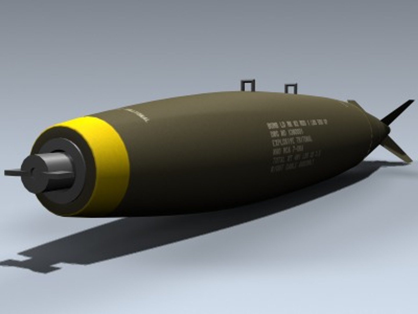 3d Model Mk 82 Ldgp Usaf