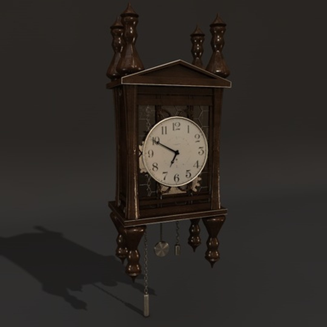 Pendulum Clock 3d Model