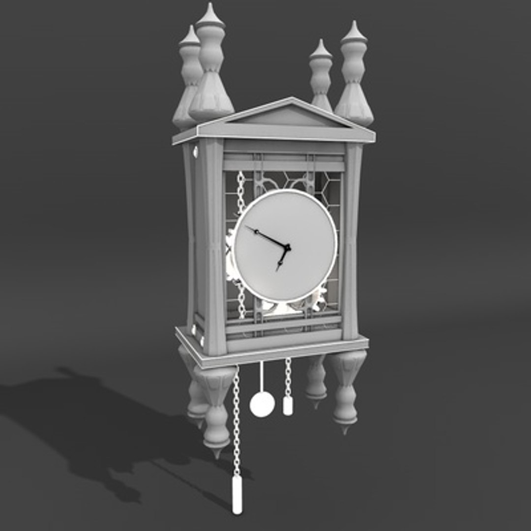 Pendulum Clock 3d Model