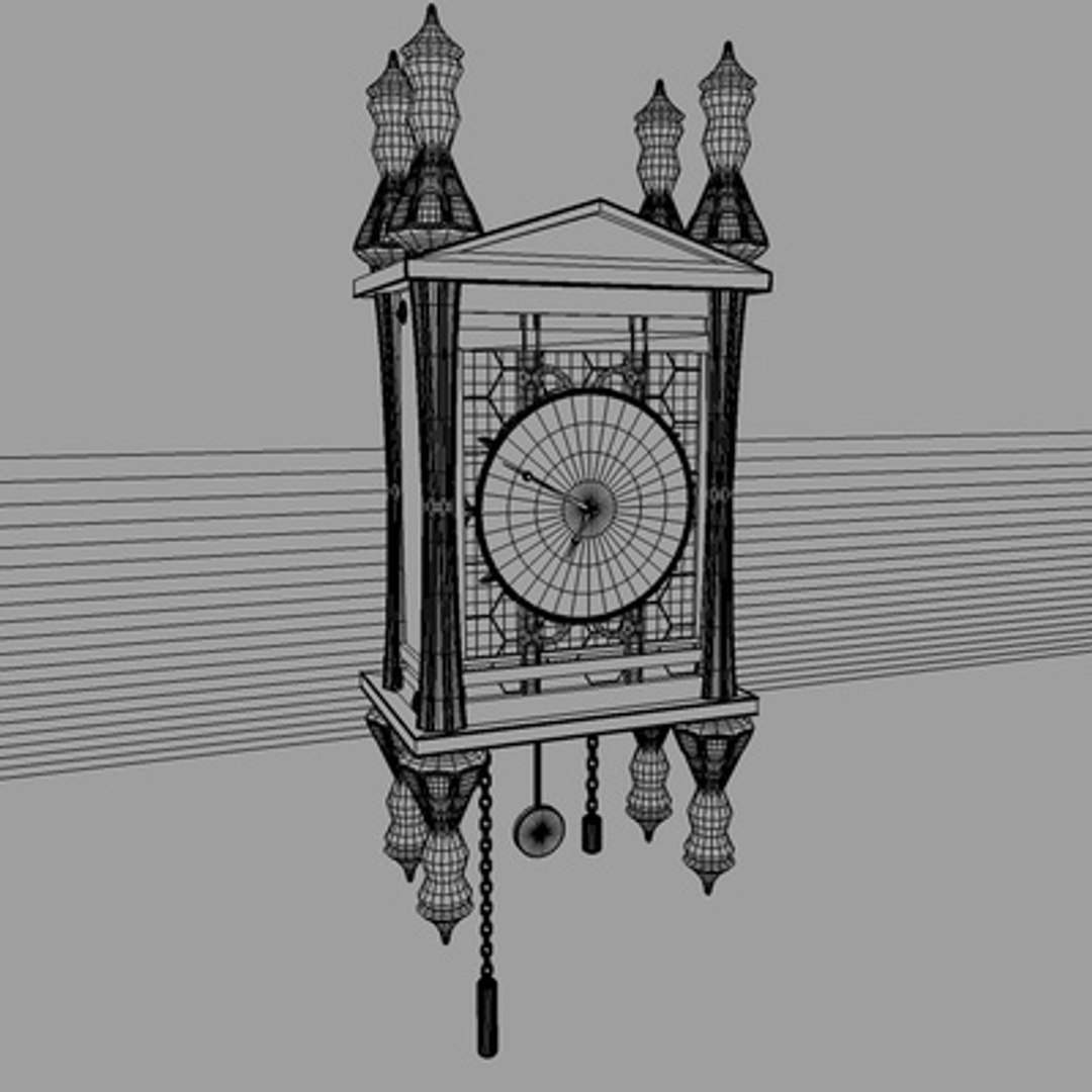 Pendulum Clock 3d Model