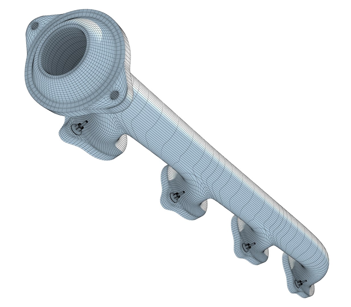 3D Engine Exhaust Manifolds Model - TurboSquid 1174256