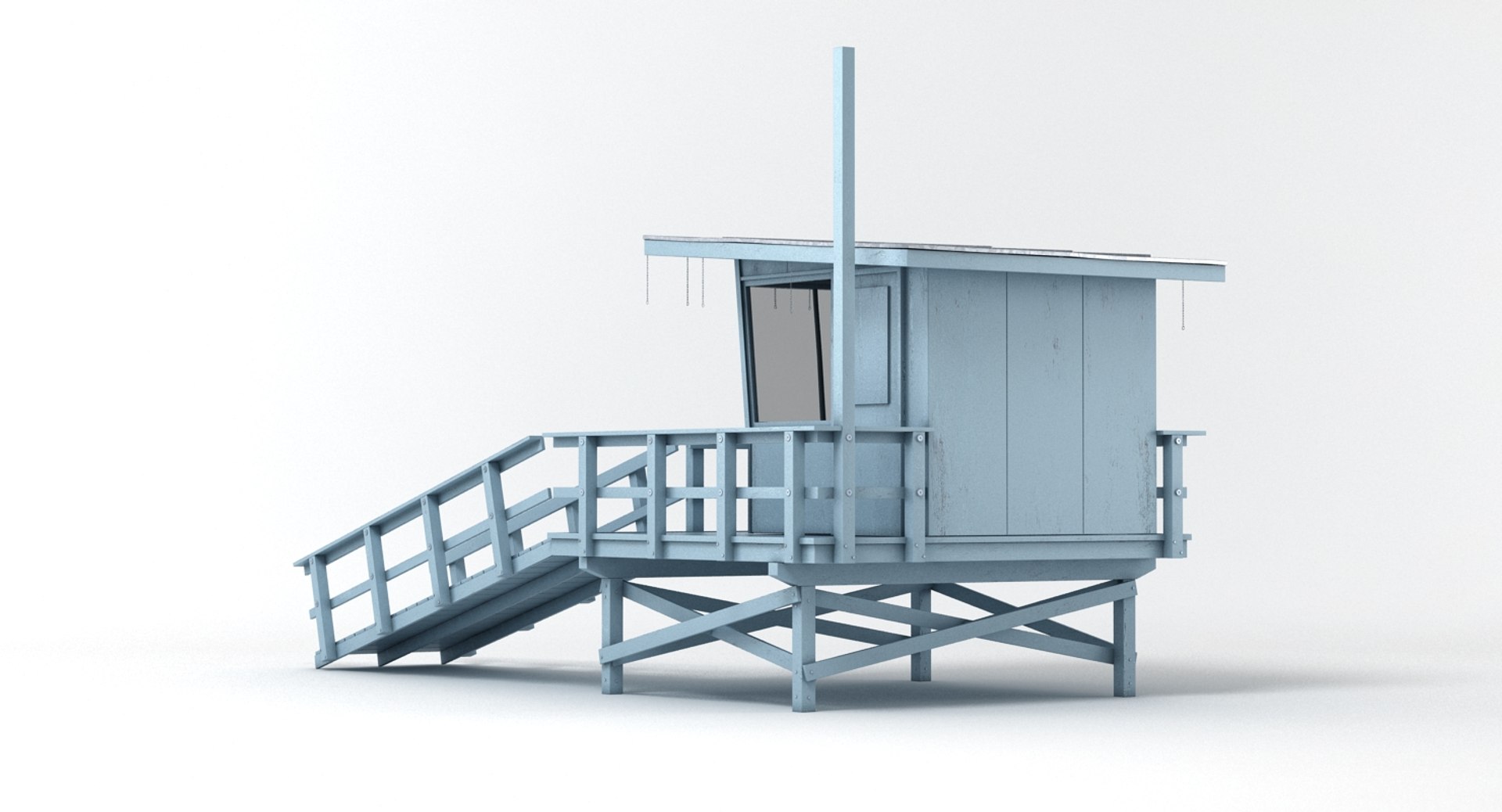 lifeguard station 3d model