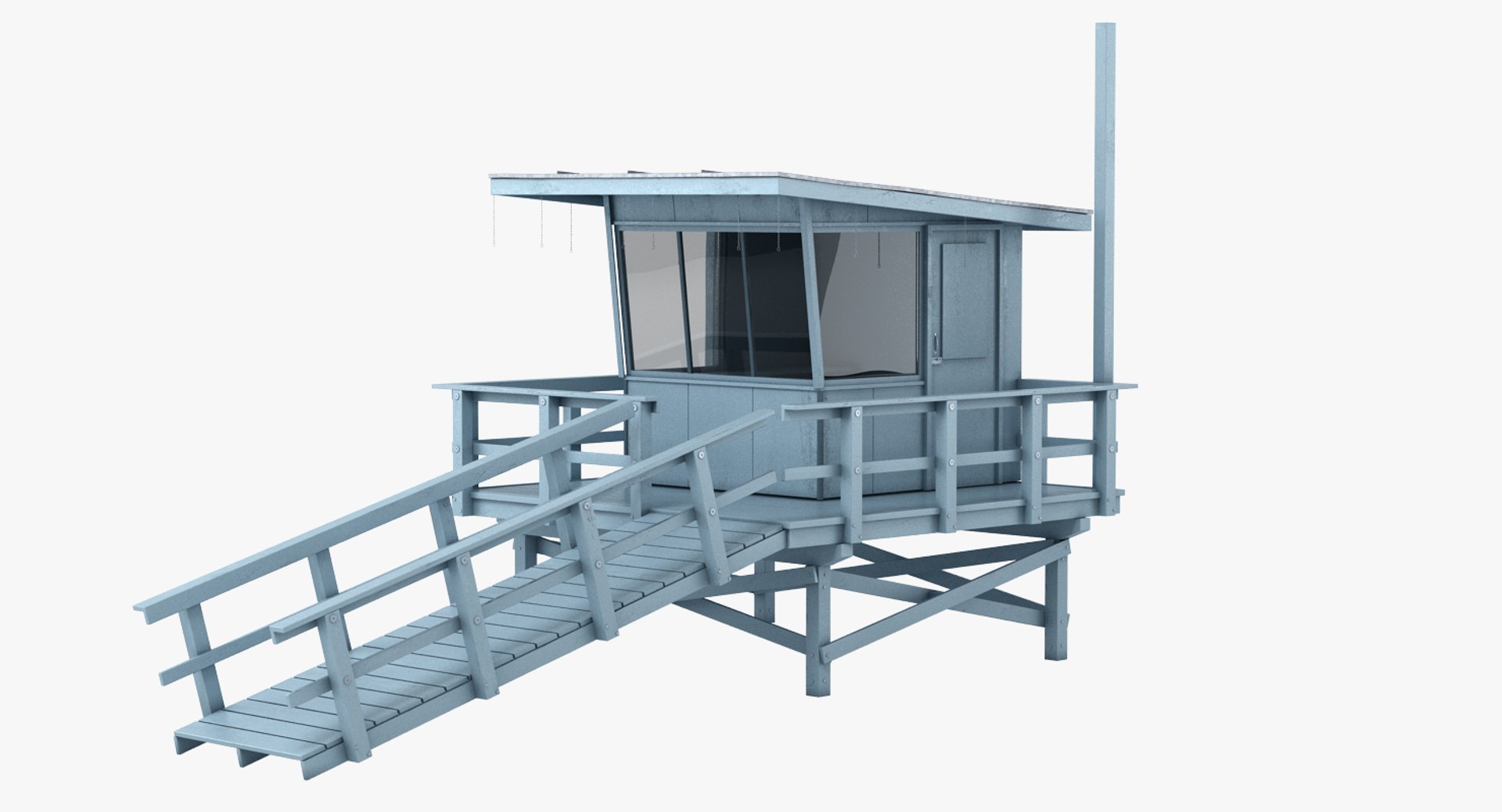 lifeguard station 3d model
