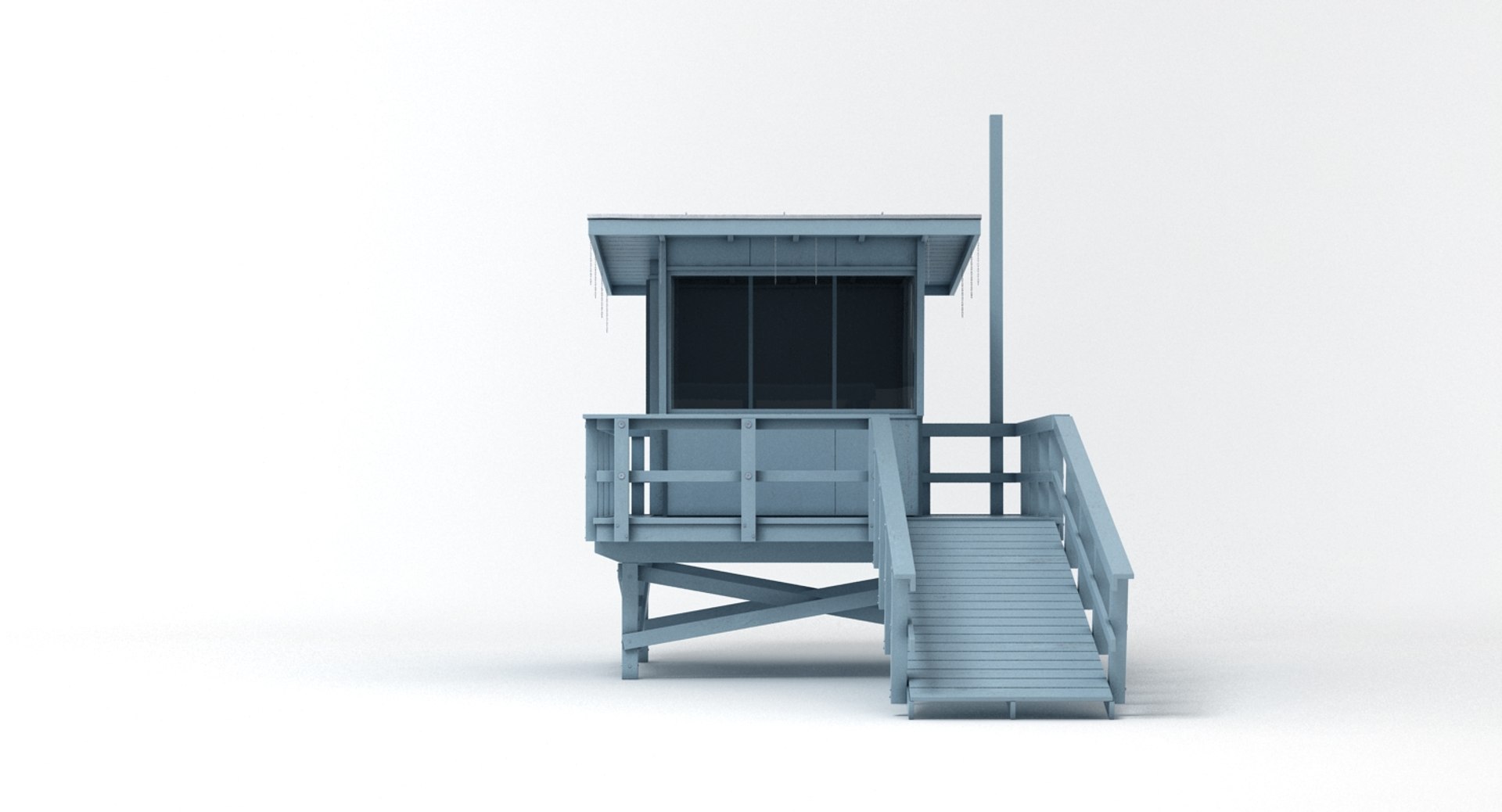 lifeguard station 3d model