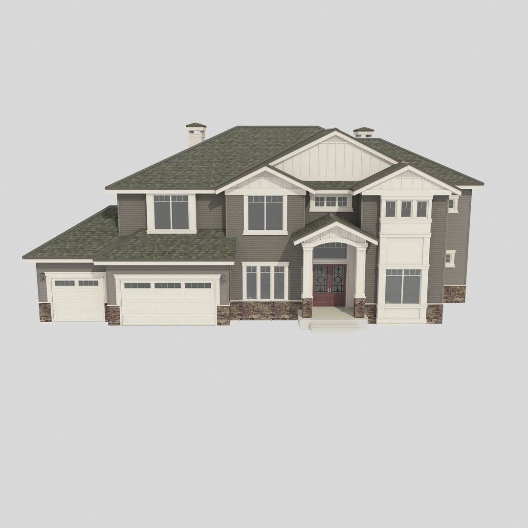 American House 3d Model