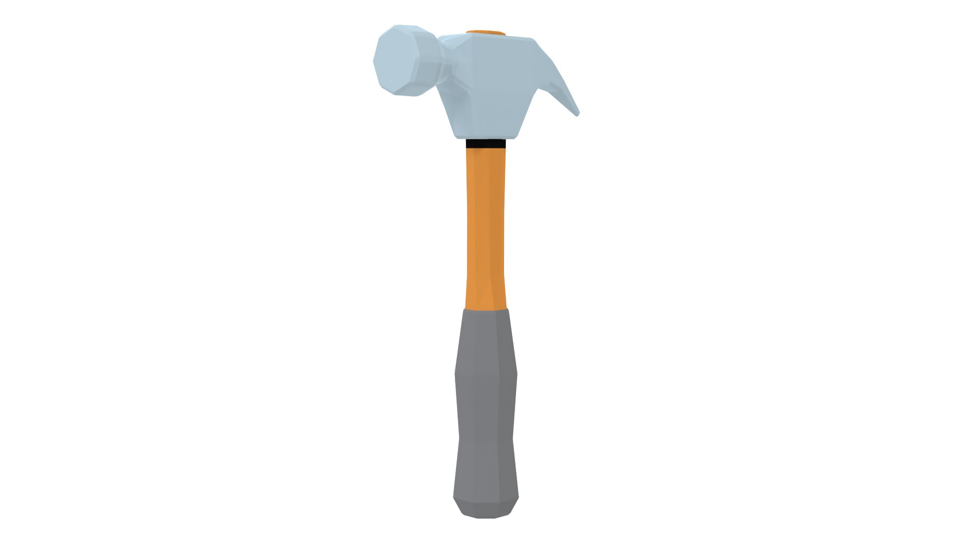 3D Low Poly Cartoon Hammer - TurboSquid 1820366