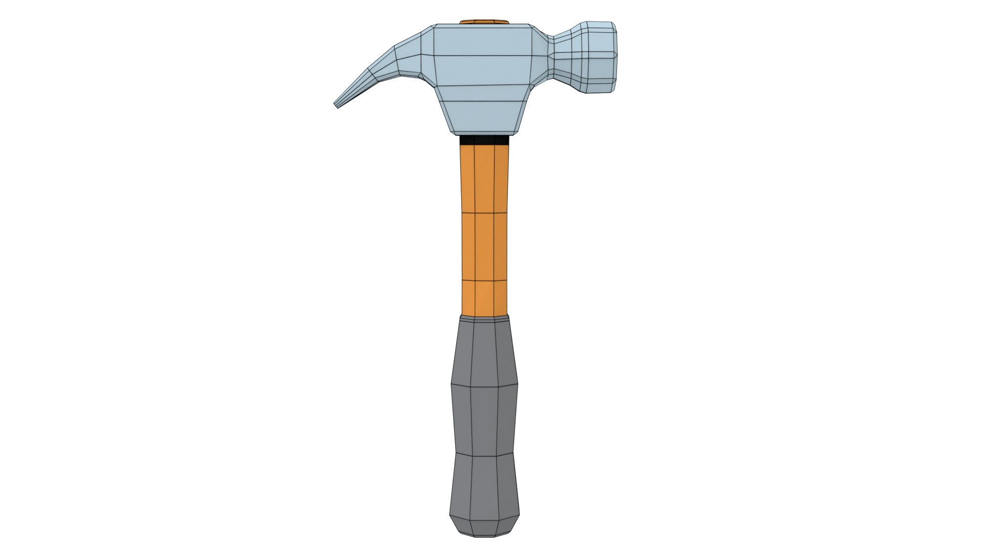 3D Low Poly Cartoon Hammer - TurboSquid 1820366