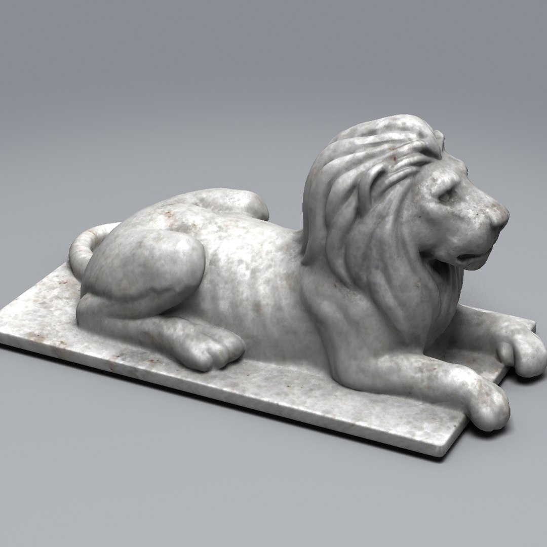 max lion statue statue007h