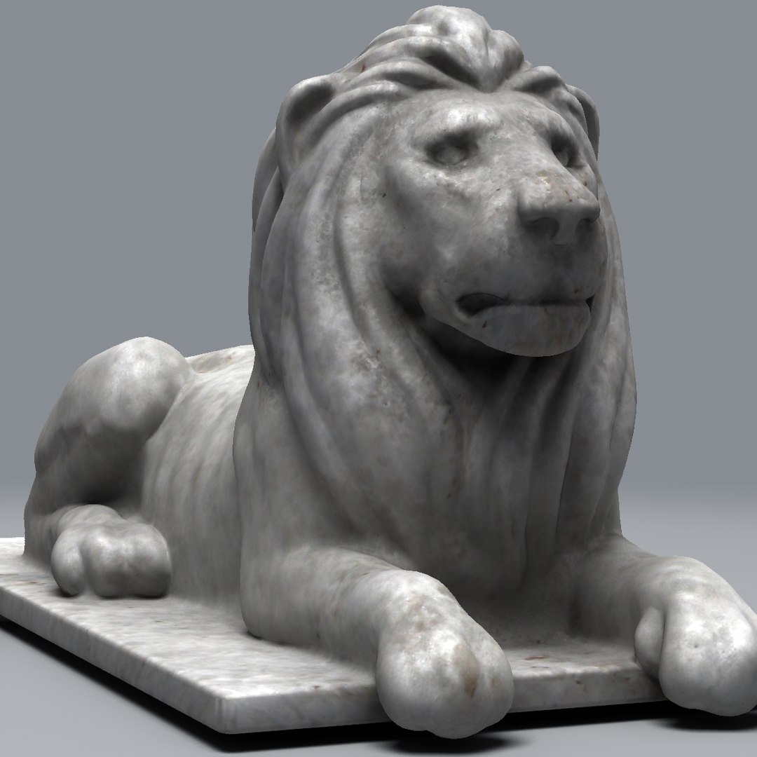 max lion statue statue007h