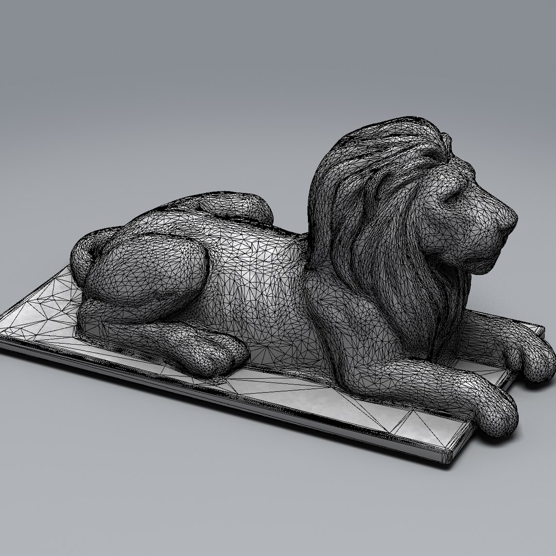 max lion statue statue007h