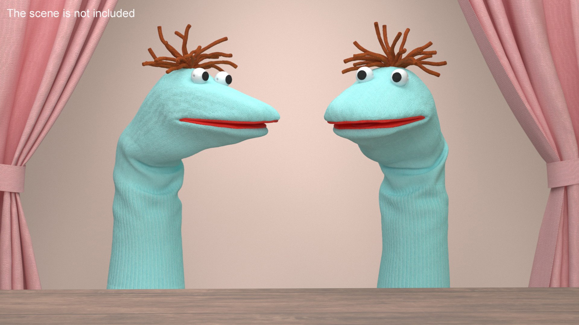 3D Model Sock Puppet With Googly Eyes Boy Blue - TurboSquid 2268166