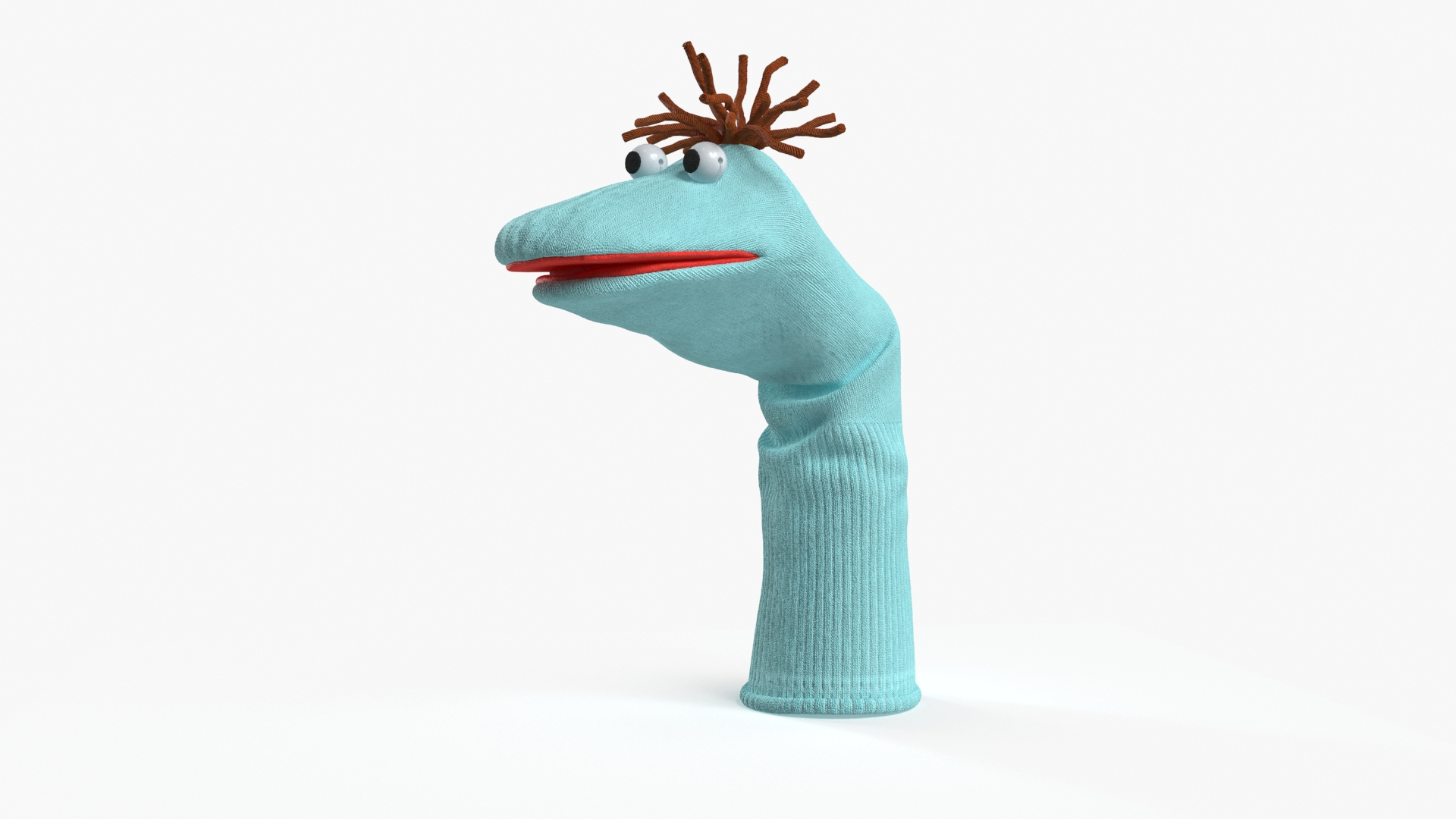 3D Model Sock Puppet With Googly Eyes Boy Blue - TurboSquid 2268166