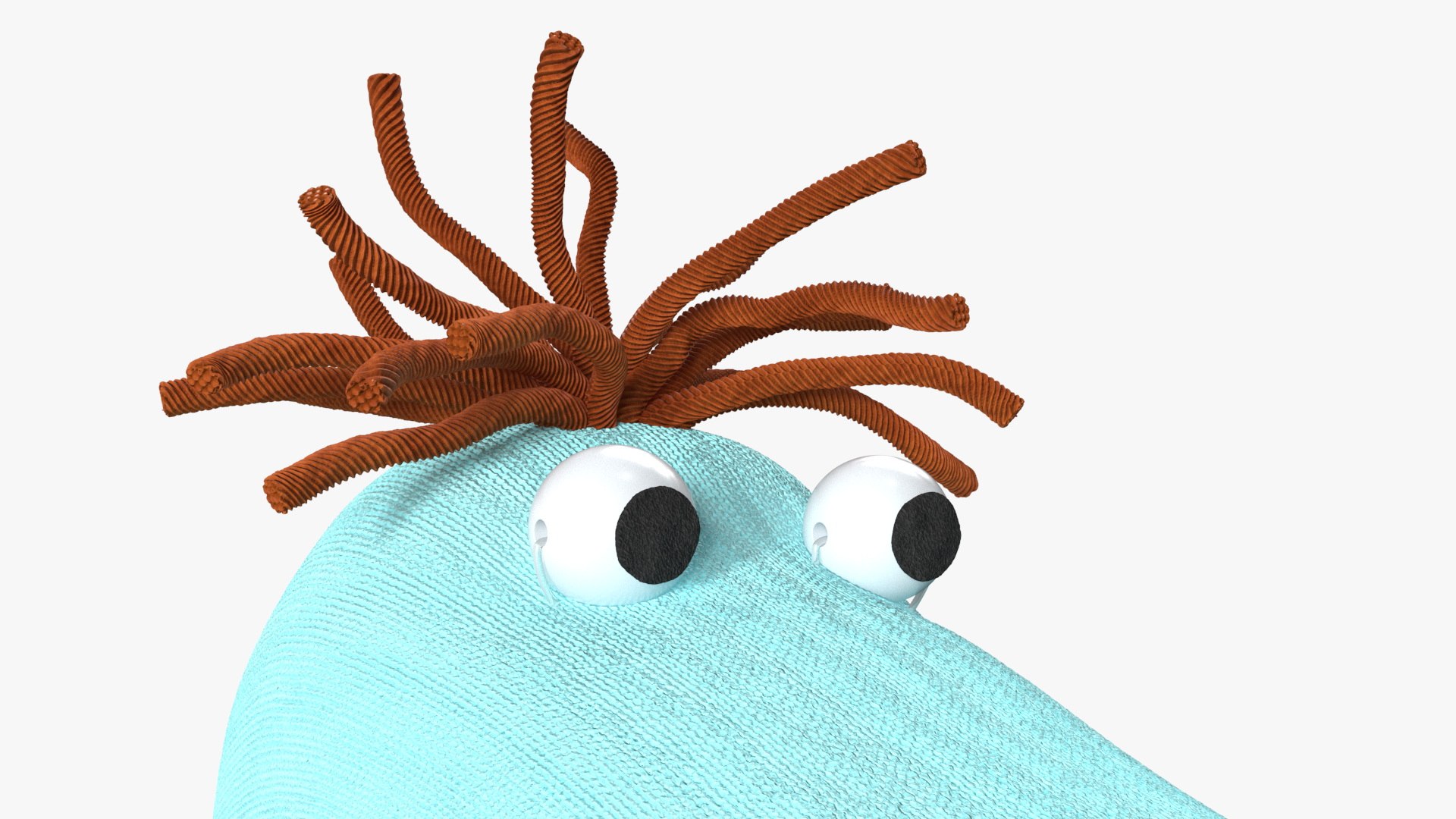 3D Model Sock Puppet With Googly Eyes Boy Blue - TurboSquid 2268166