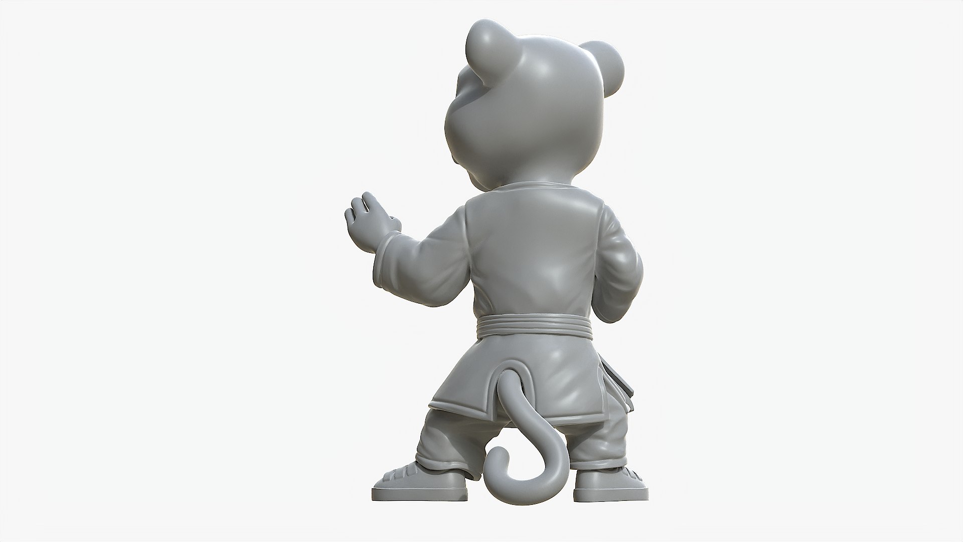 3D Model Karate Tiger Cub 3 - TurboSquid 1918921
