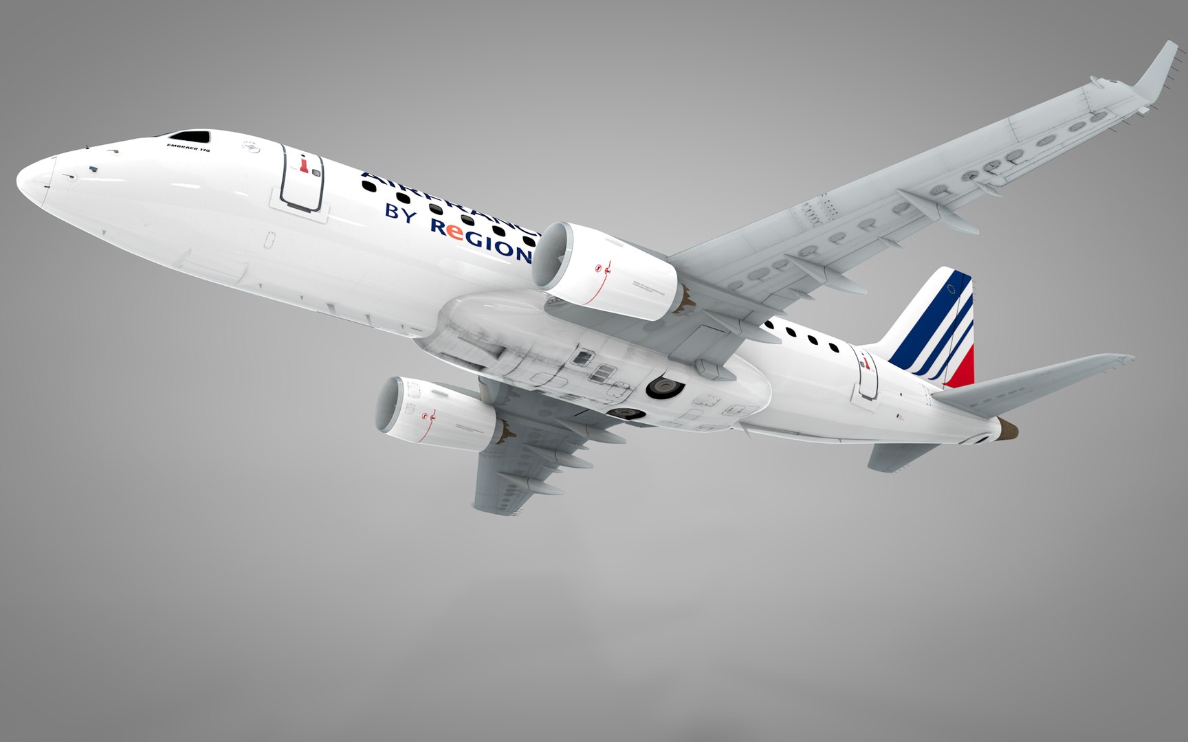 3D Model Airfrance Embraer170 L465 - TurboSquid 1482788