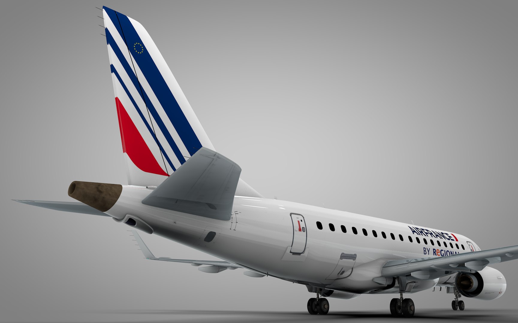 3D Model Airfrance Embraer170 L465 - TurboSquid 1482788