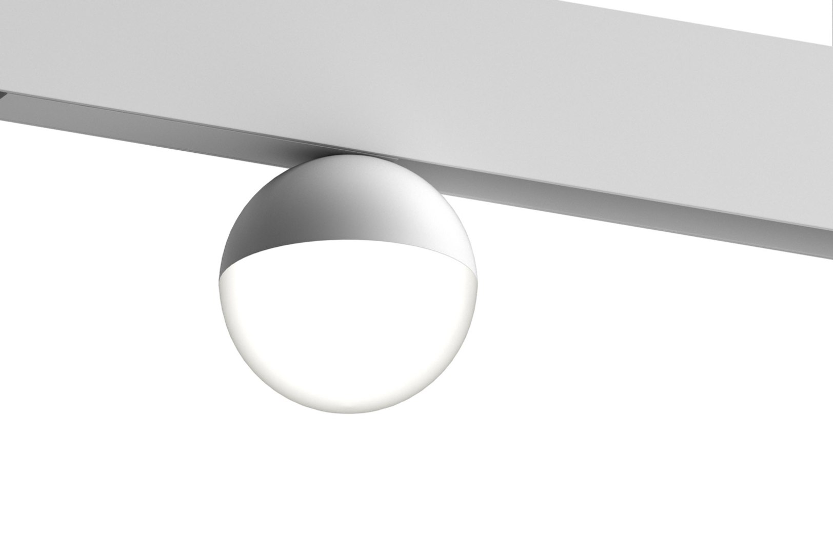 3D Model Track Light Shar White - TurboSquid 1659677