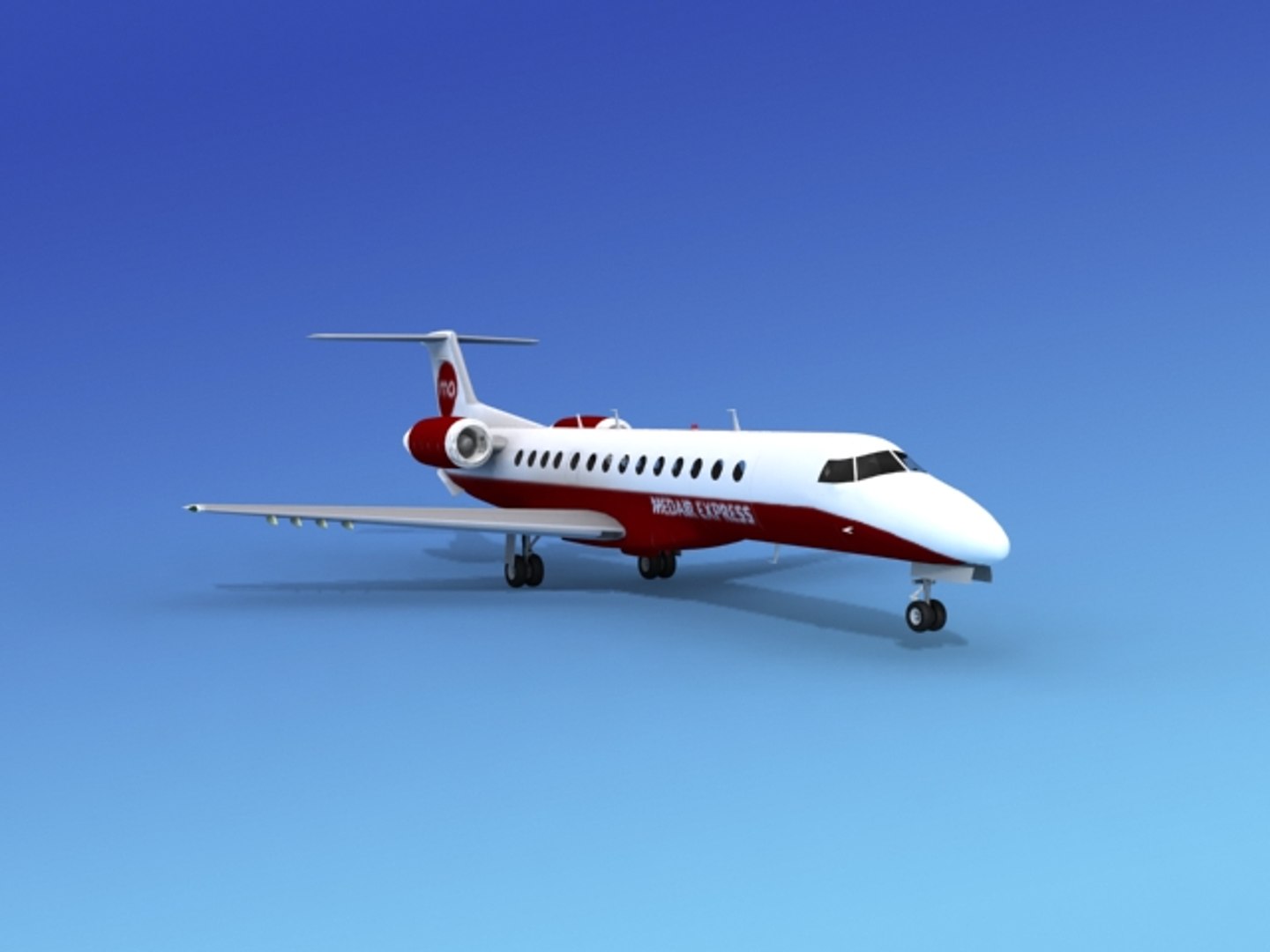 3d Model Embraer Erj