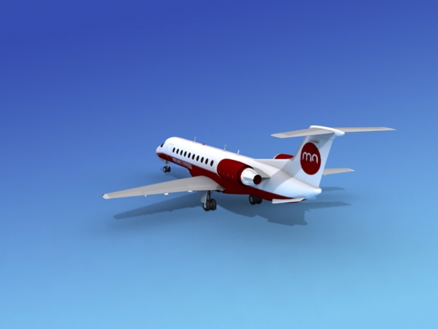 3d Model Embraer Erj