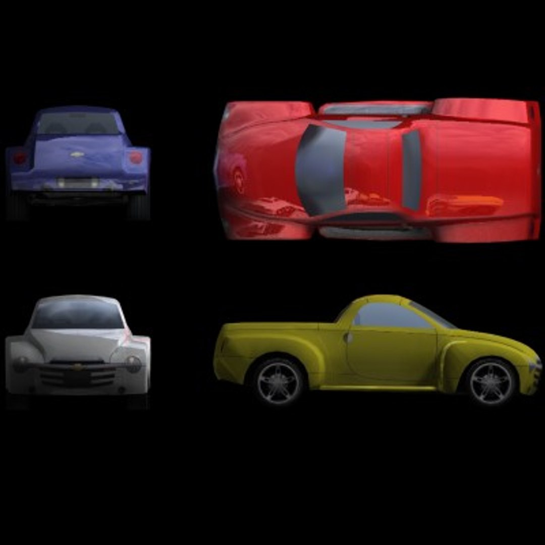 Chevy Ssr Super Sport 3d Model