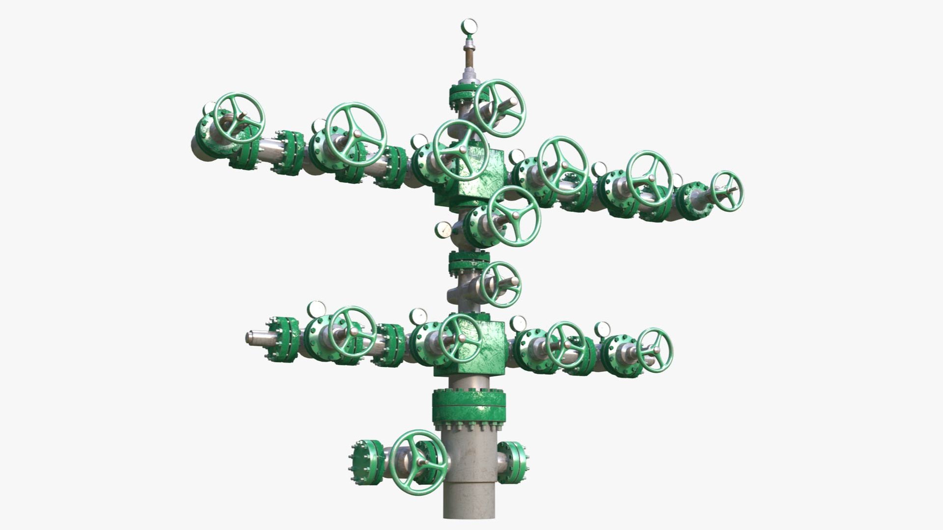 3D Gas Wellhead Head - TurboSquid 1697304