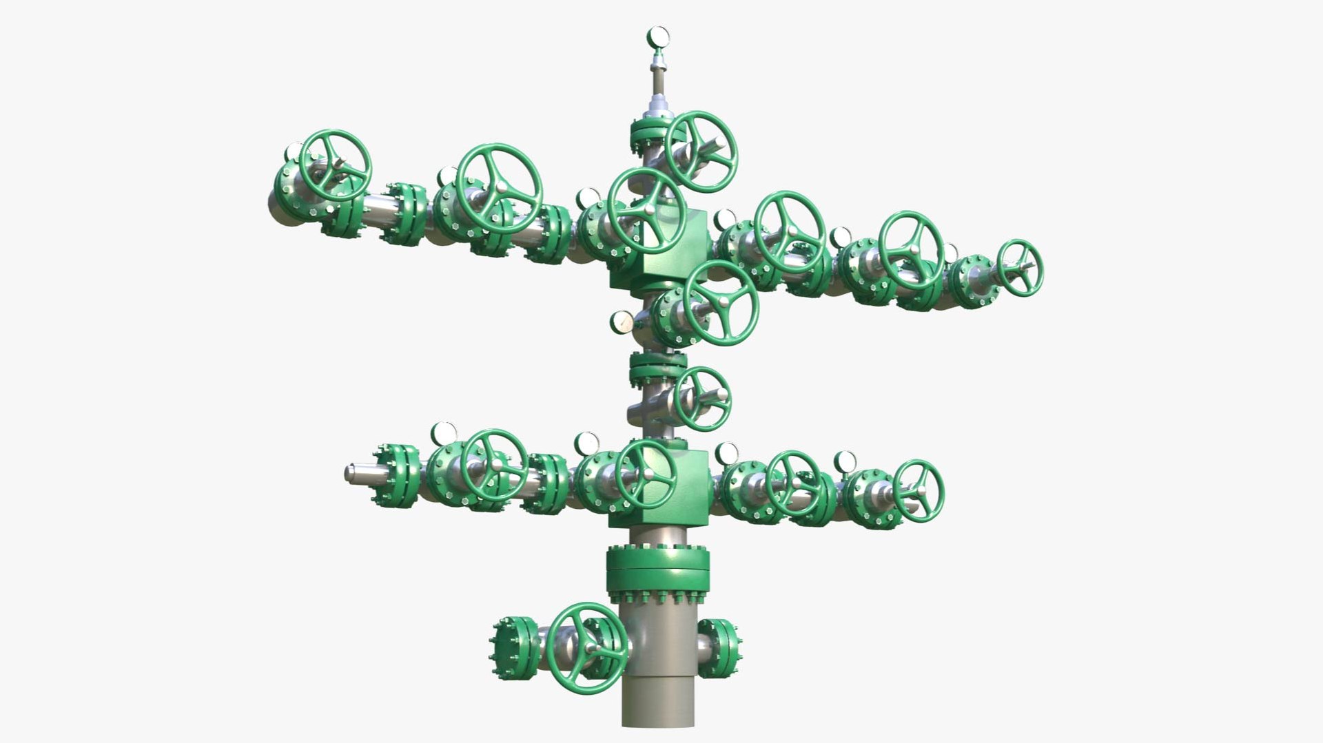 3D Gas Wellhead Head - TurboSquid 1697304