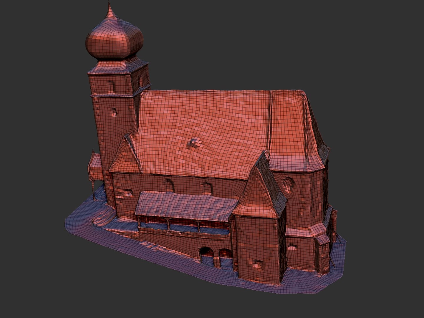 Medieval Building Model - TurboSquid 1799673
