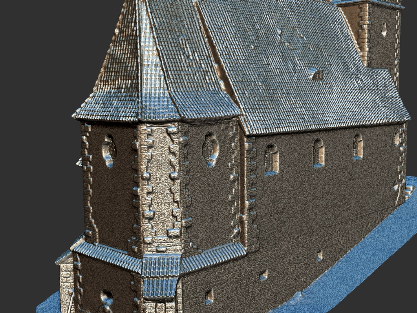 Medieval Building Model - TurboSquid 1799673