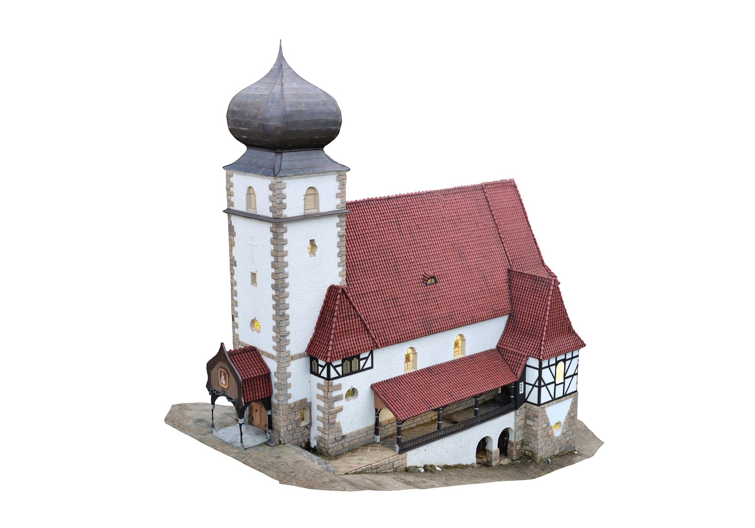 Medieval Building Model - TurboSquid 1799673