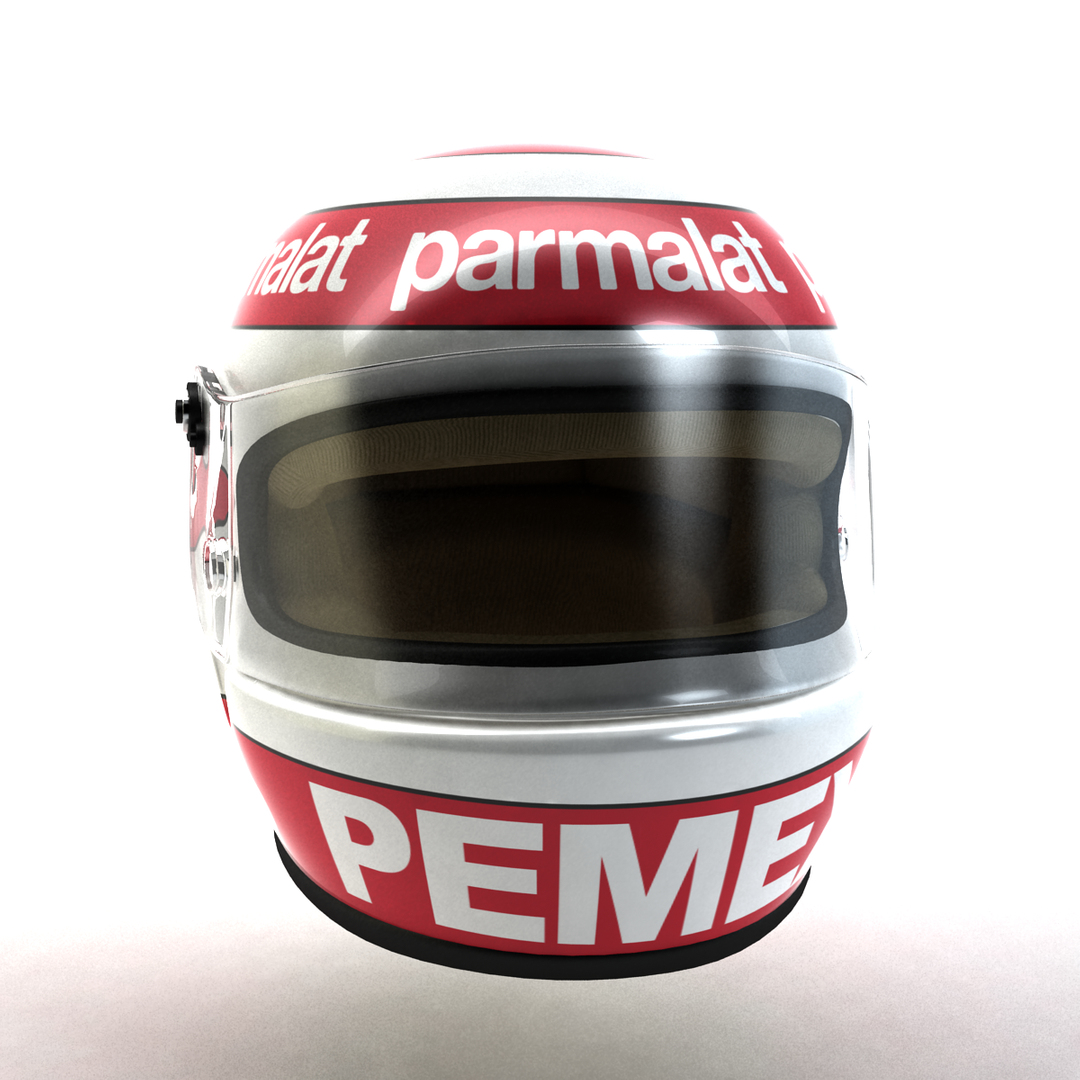 3d Nelson Piquet Helmet 1983